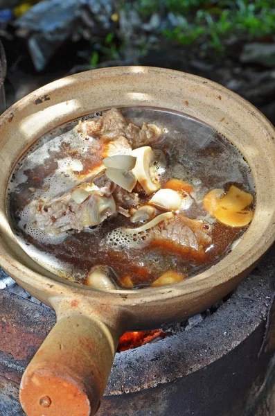 Suppon nabe, japanese softshell turtle hot pot stew — Stock Photo ...