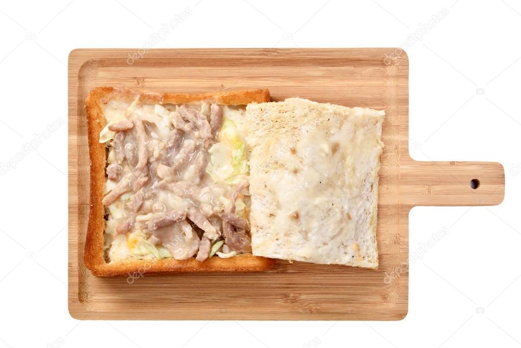 Coffin Bread White Background Coffin Bread Famous Snack Tainan Taiwan ...