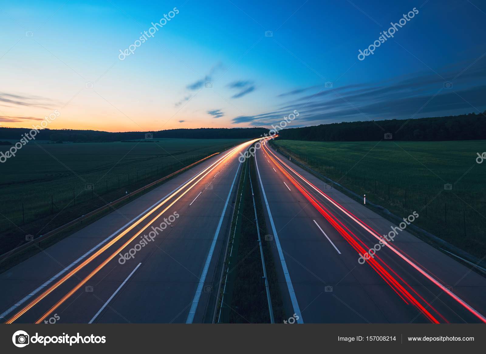 Sunrise on the highway Stock Photo by ©Chalabala 157008214