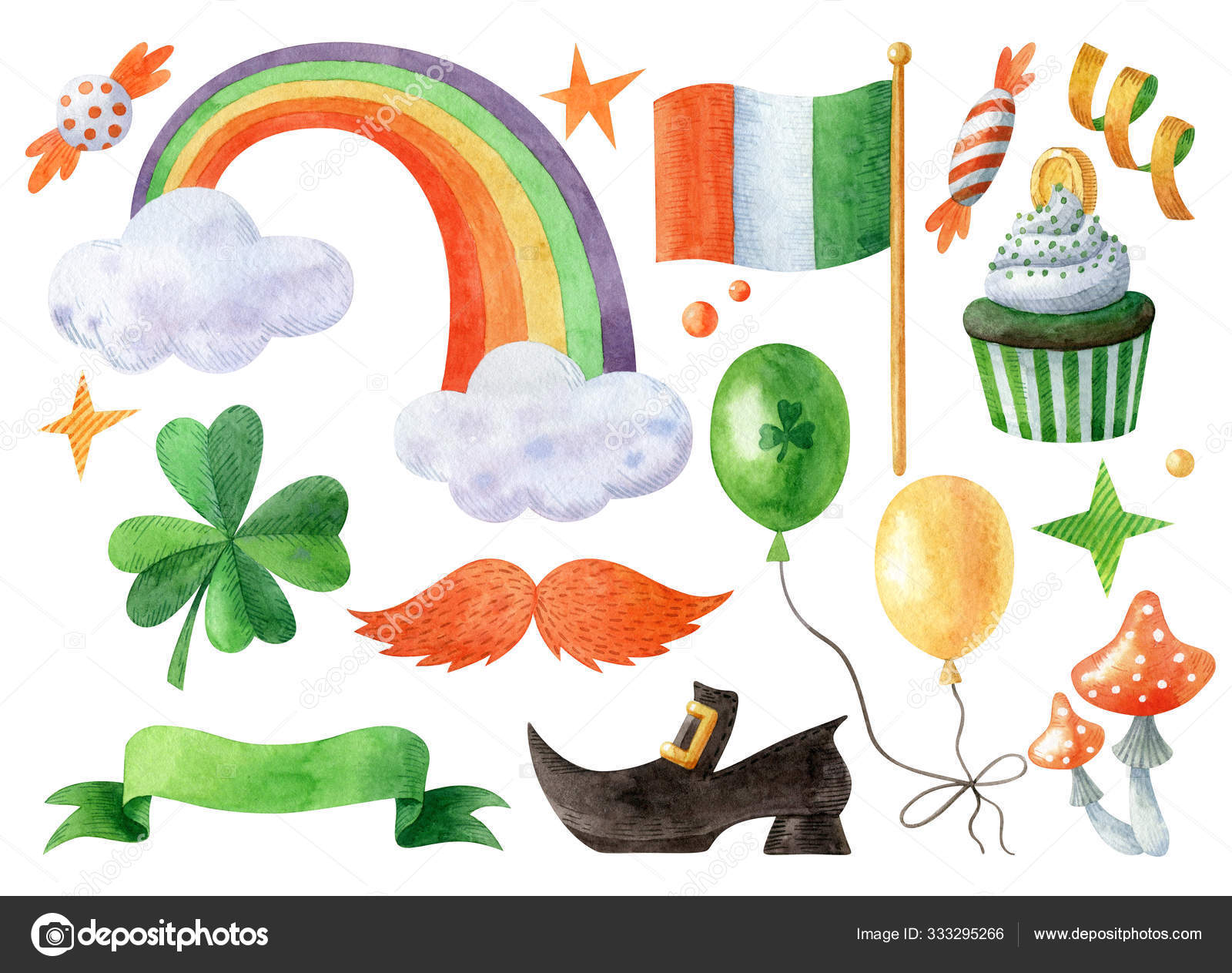 St Patricks Day Rainbow Clipart