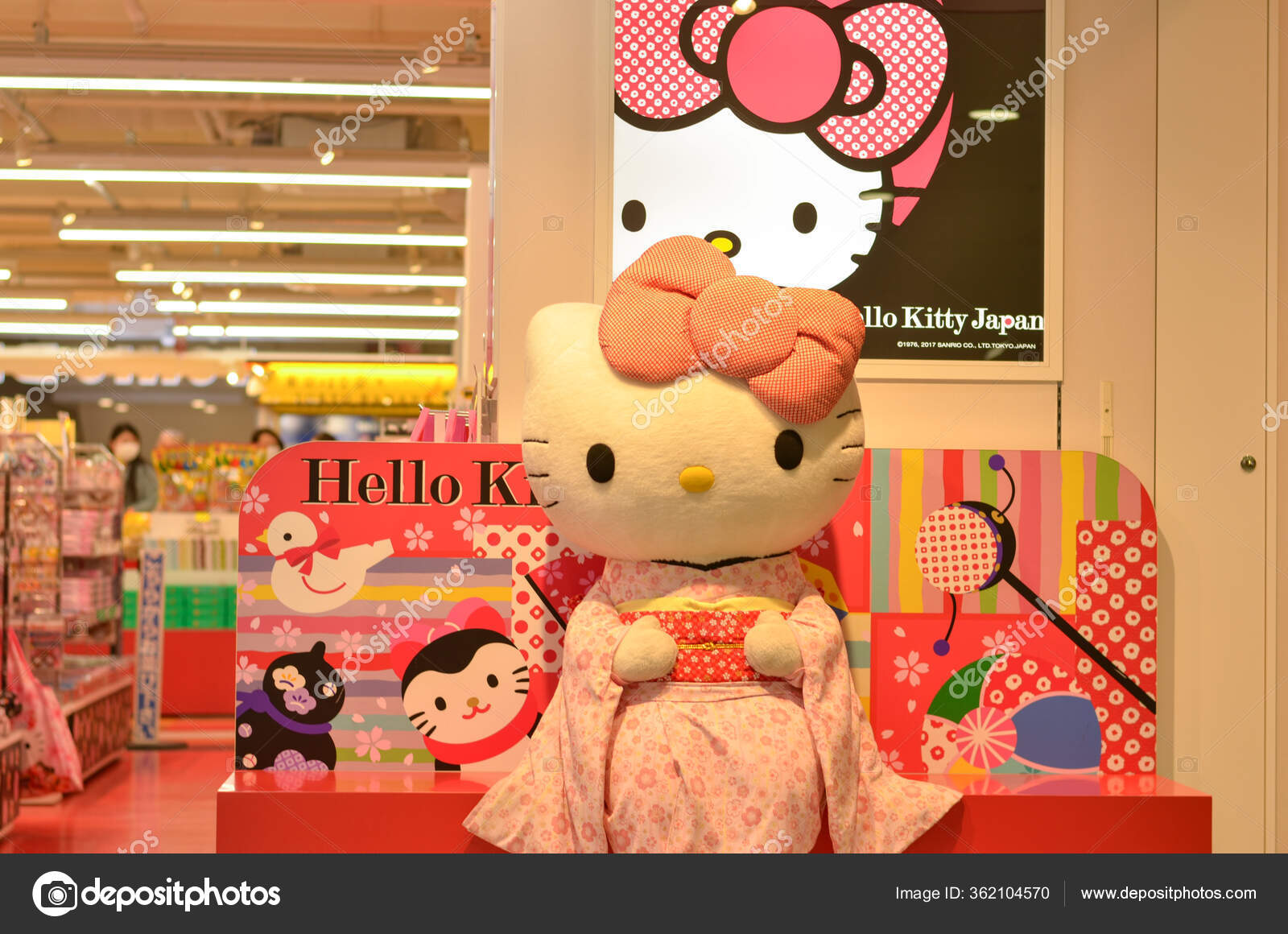 Tokyo Japan 2020 Hello Kitty Retail Store Narita International Airport ...