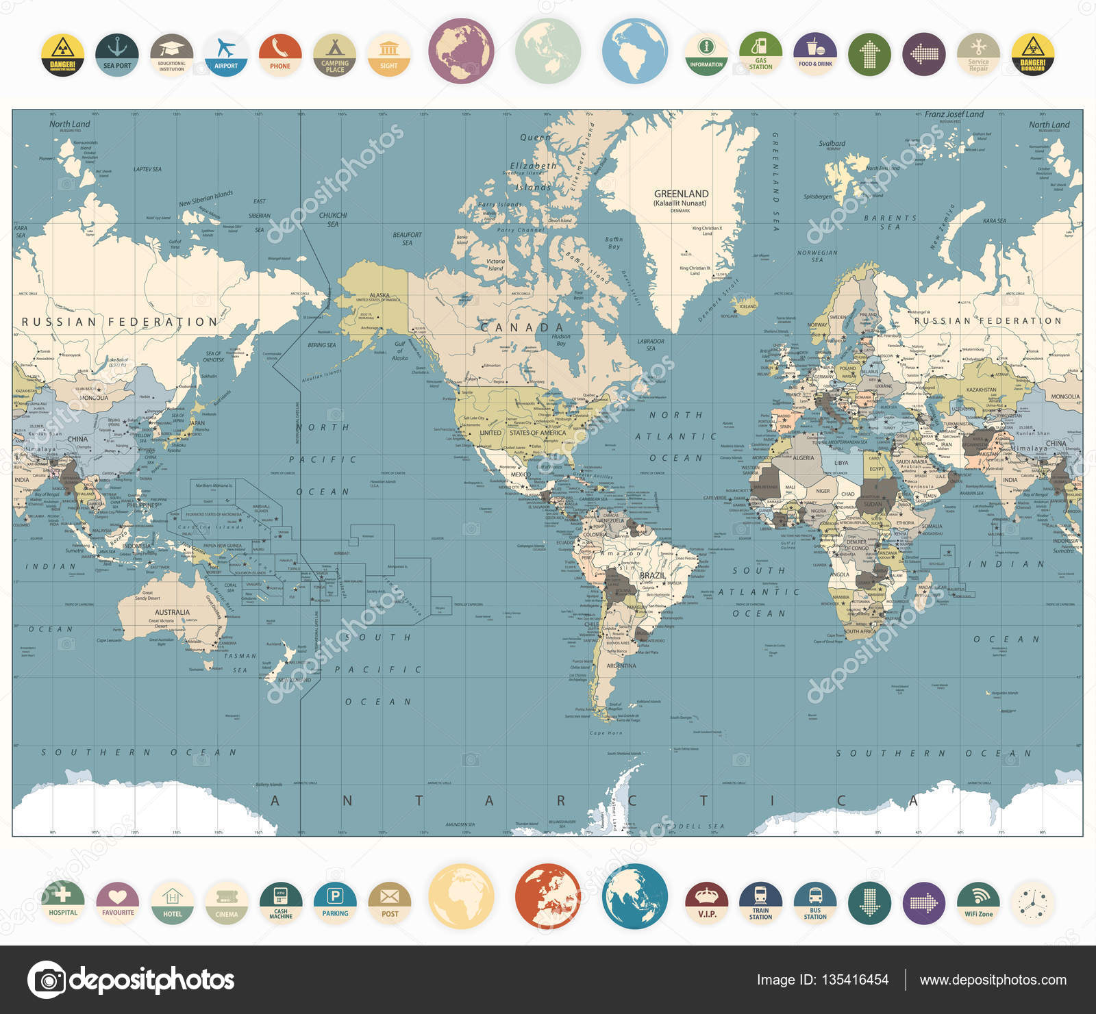 World Map Labeled Clearly