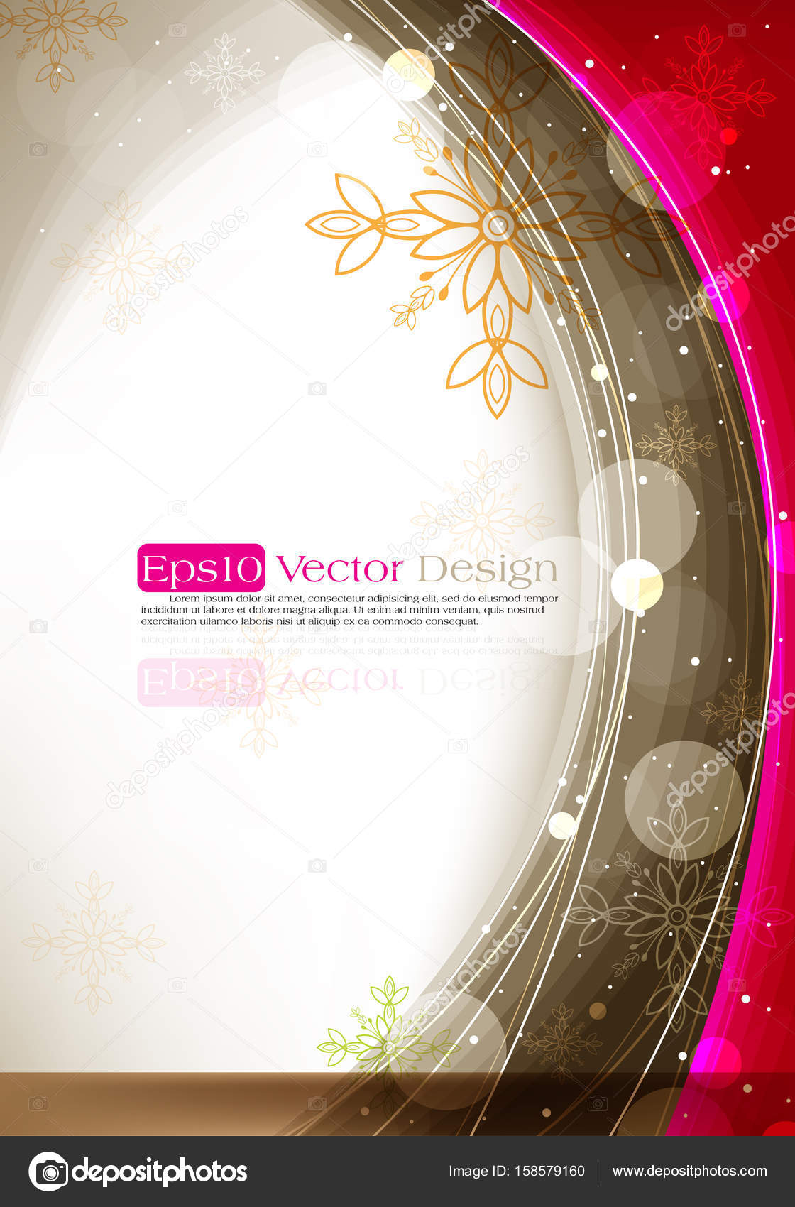 Fantasy abstract background Stock Vector by ©Silverzeed 158579160