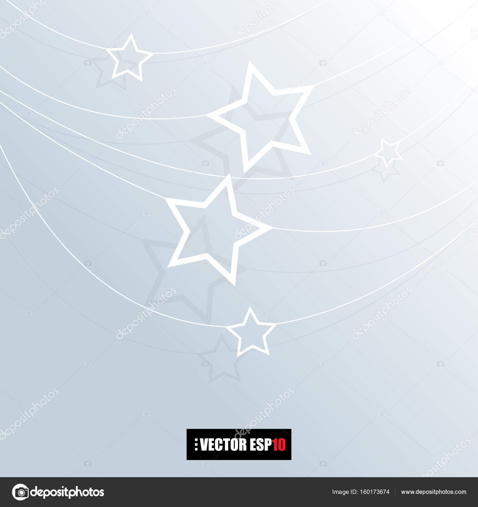 Overlapping stars background Stock Vector by ©Silverzeed 160173674