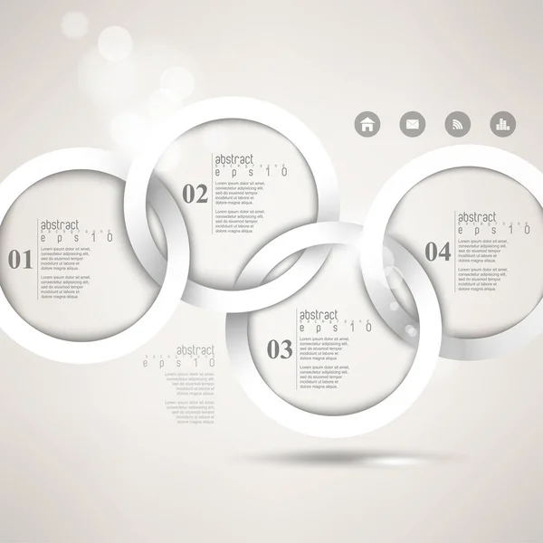 Rings infographics background Stock Vector Image by ©Silverzeed #160251684