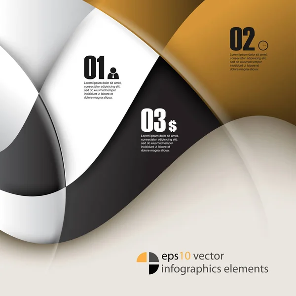 Three stages infographics background Stock Vector Image by ©Silverzeed ...