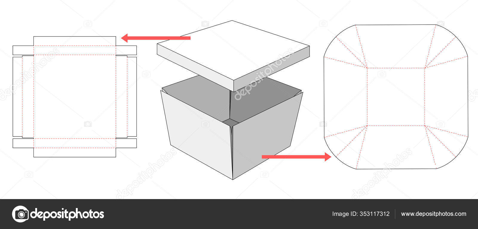 Box With Cover Template