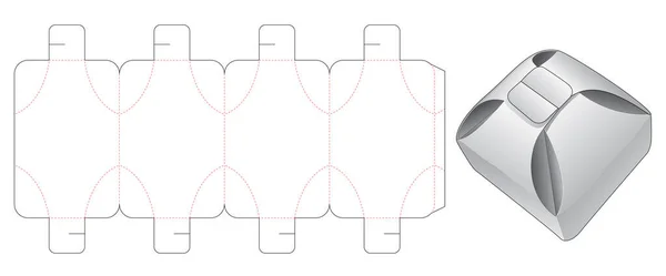 Box template no glue Vector Art Stock Images | Depositphotos