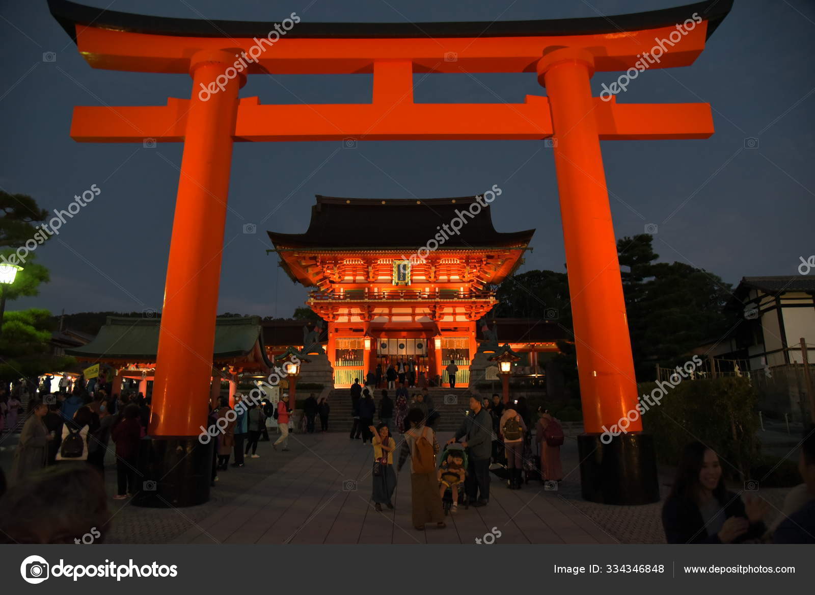 Beautiful View Fushimi Inari Temple Stock Photo by ©claudiovidri 334346848