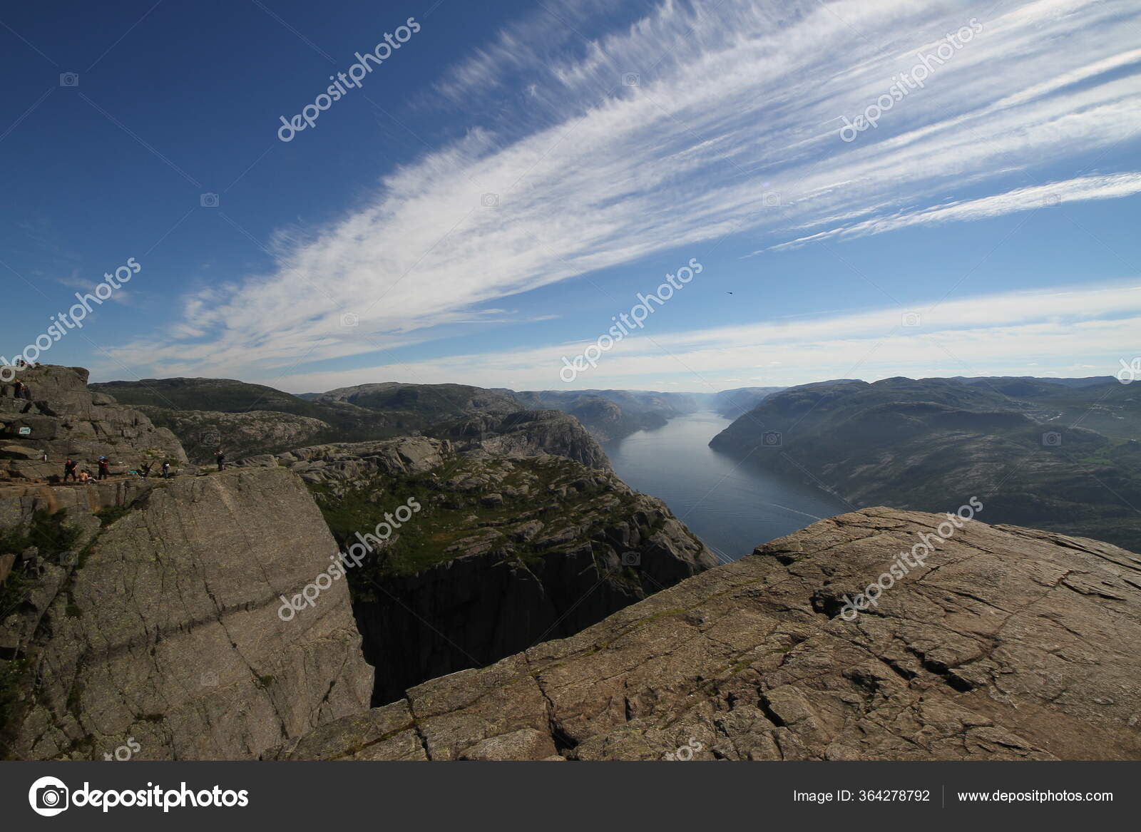 Preikestolen Famous Cliff Norwegian Mountains ⬇ Stock Photo, Image by ...