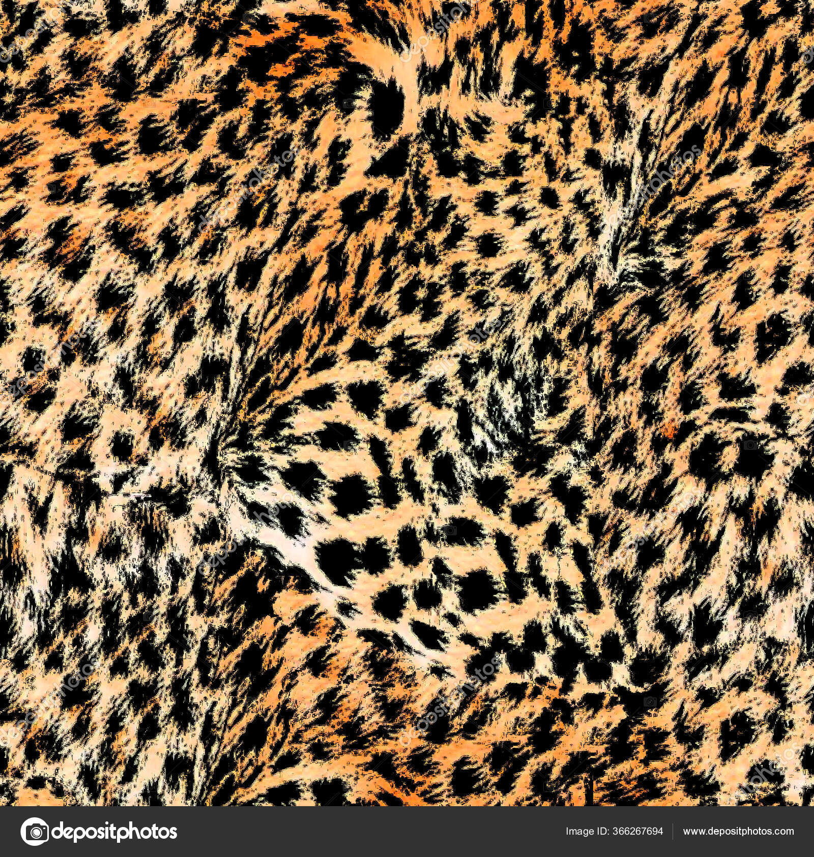 Leopard Skin Seamless Pattern Texture Design — Stock Photo ...