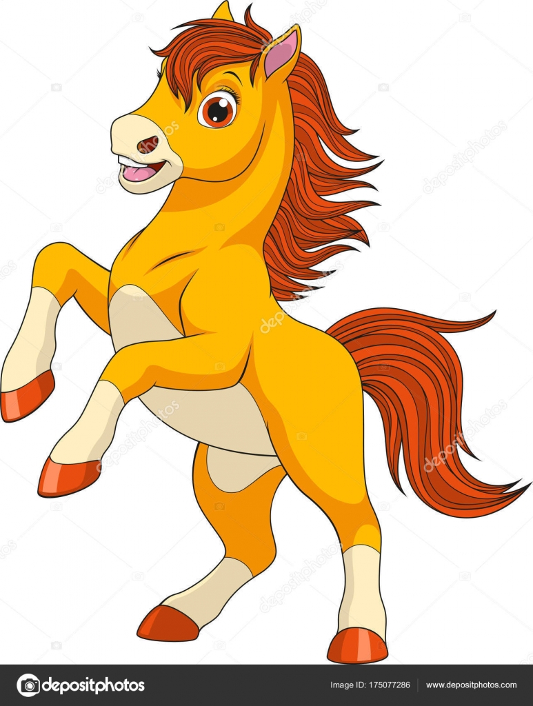 Pequeño potro divertido Vector de stock por ©Andrey_Makurin 175077286