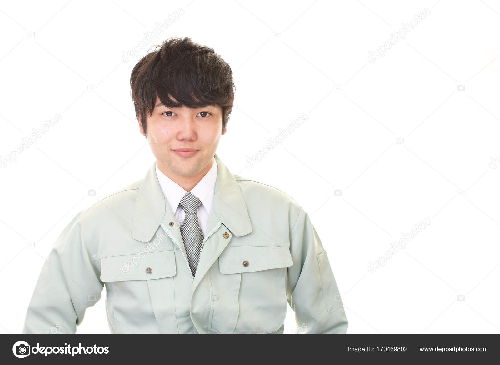 Smiling Asian worker — Stock Photo © liza5450 #170469802