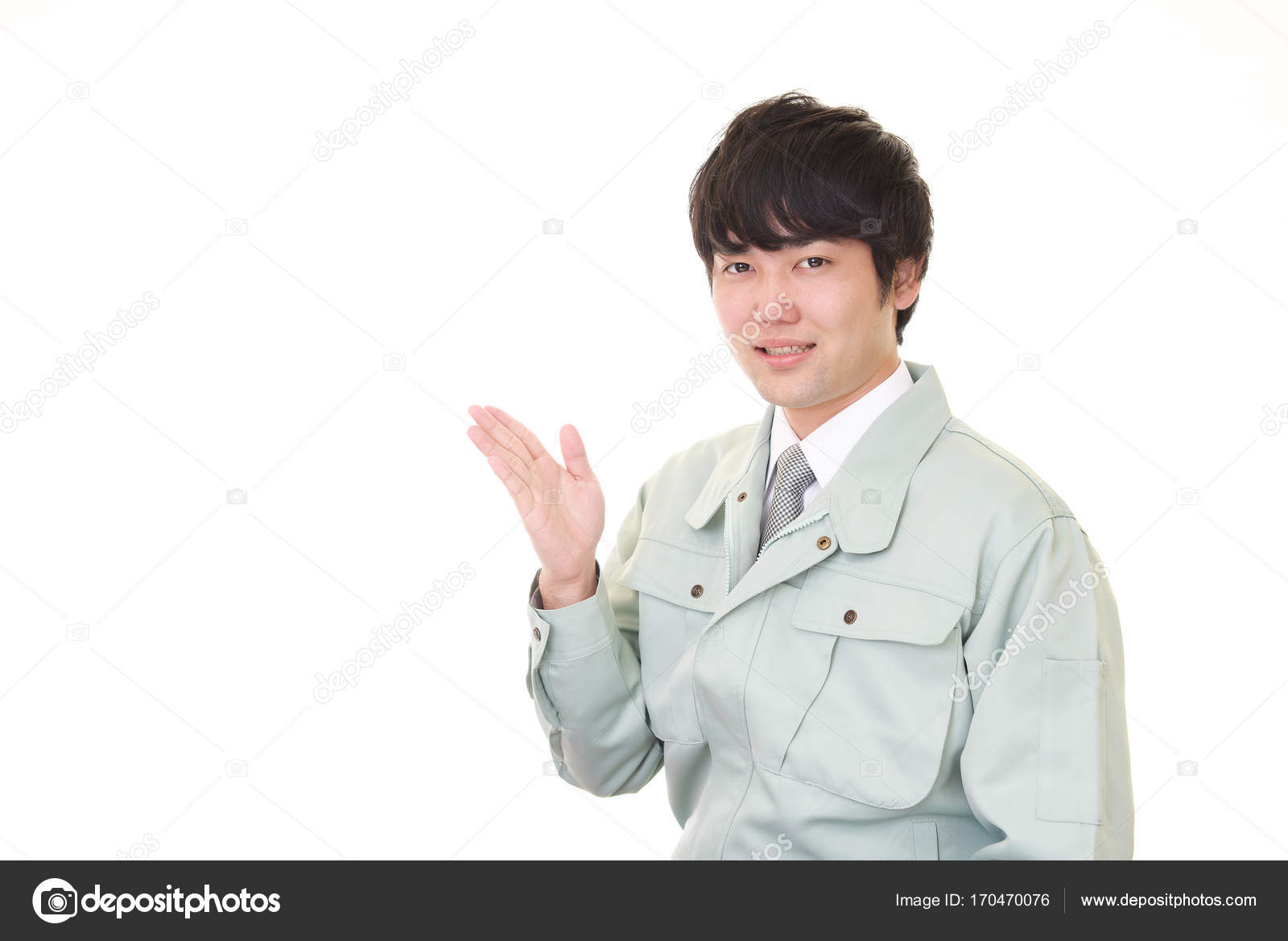 Smiling Asian worker — Stock Photo © liza5450 #170470076