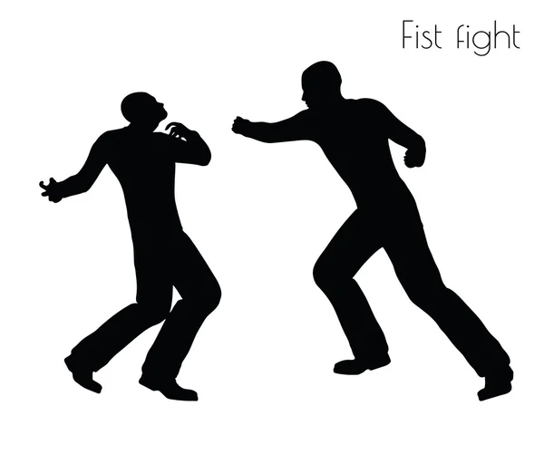 Man in swordfight Action pose — Stock Vector © Istanbul2009 #127433264