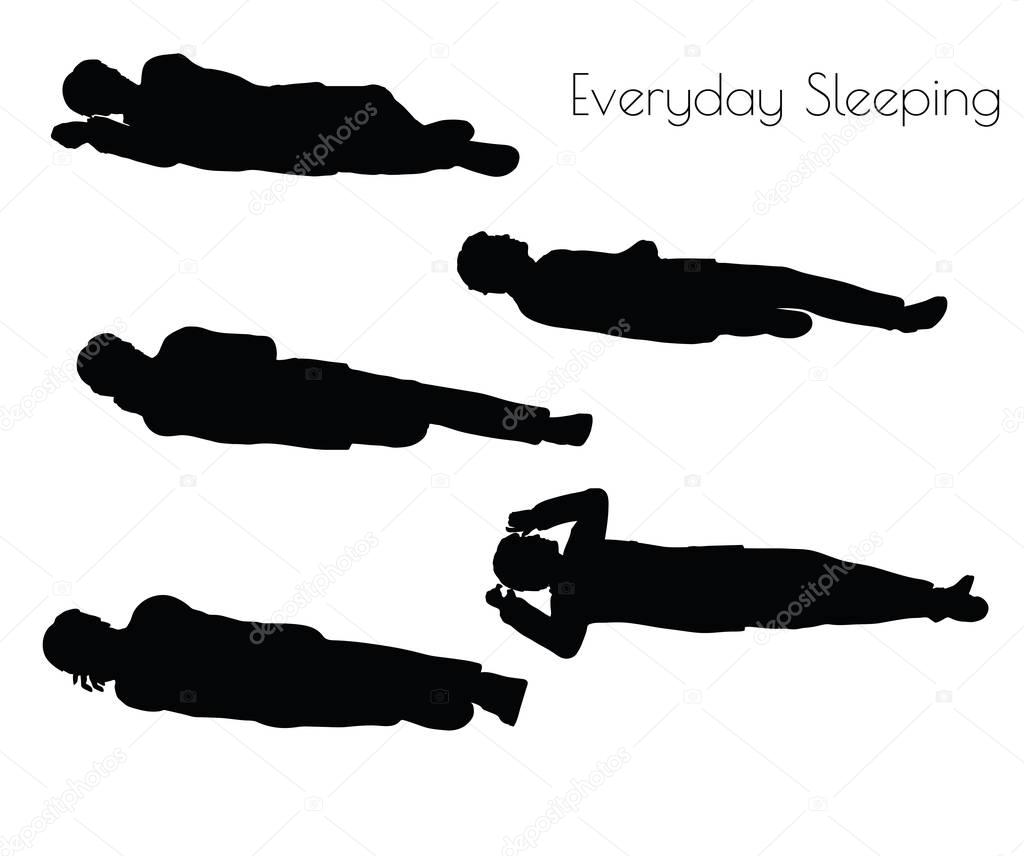 Man in Everyday Sleeping pose Stock Vector Image by ©Istanbul2009 ...