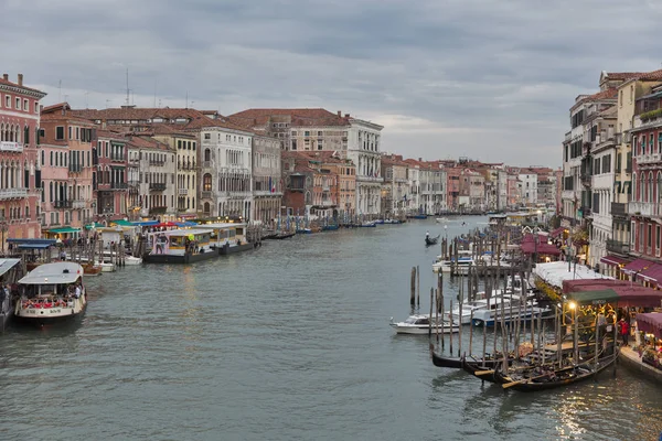Beautiful view of famous Grand Canal in Venice, Italy. – Stock ...