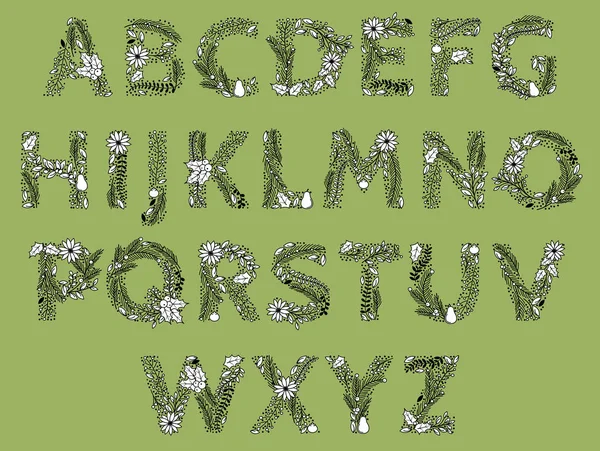 100,000 Plant alphabet letters Vector Images | Depositphotos