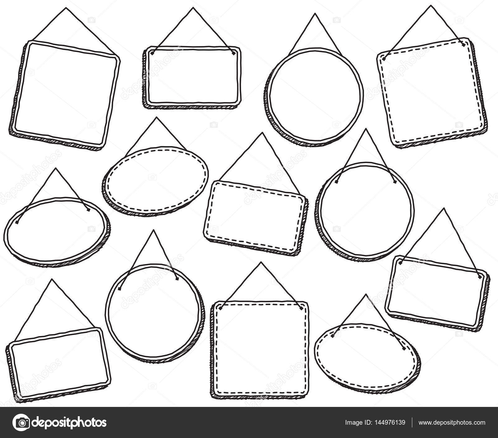 Hanging Doodle Frames