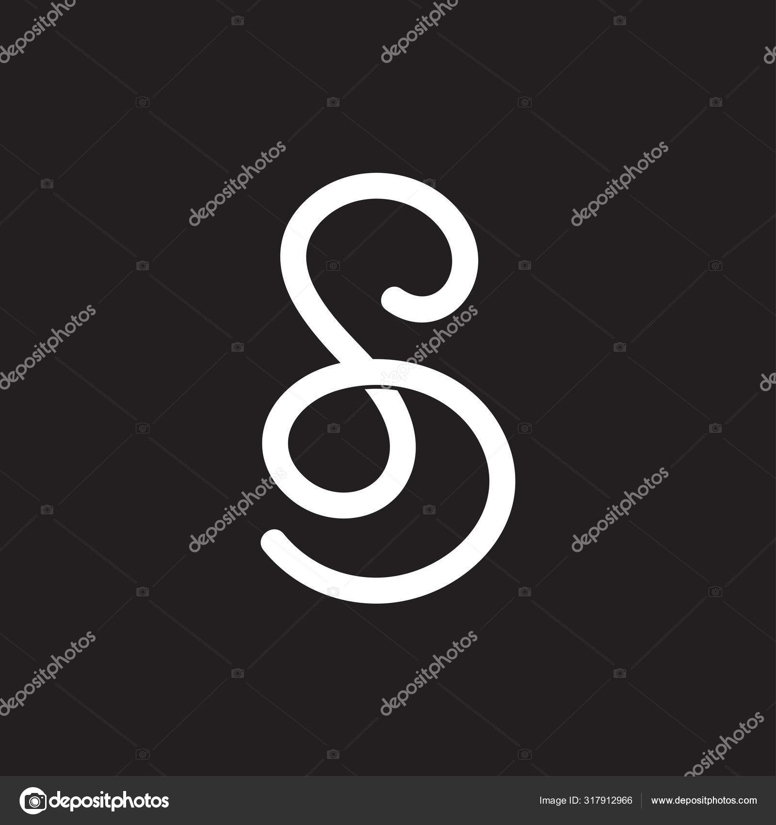 Letter sd simple ribbon overlap logo vector Stock Vector by ...