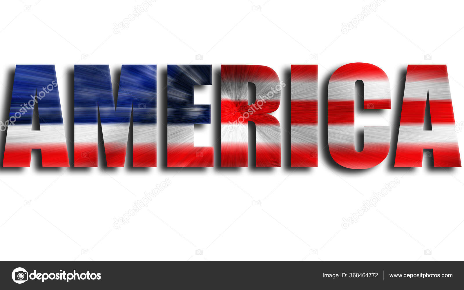 America text with Stars and Stipes Flag — Stock Photo © DarrenGreen ...