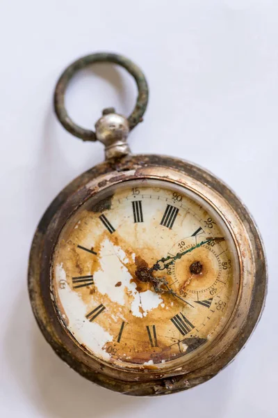 Antique silver broken pocket watch. Stock Photo by ©aleksdemeshko 132972774