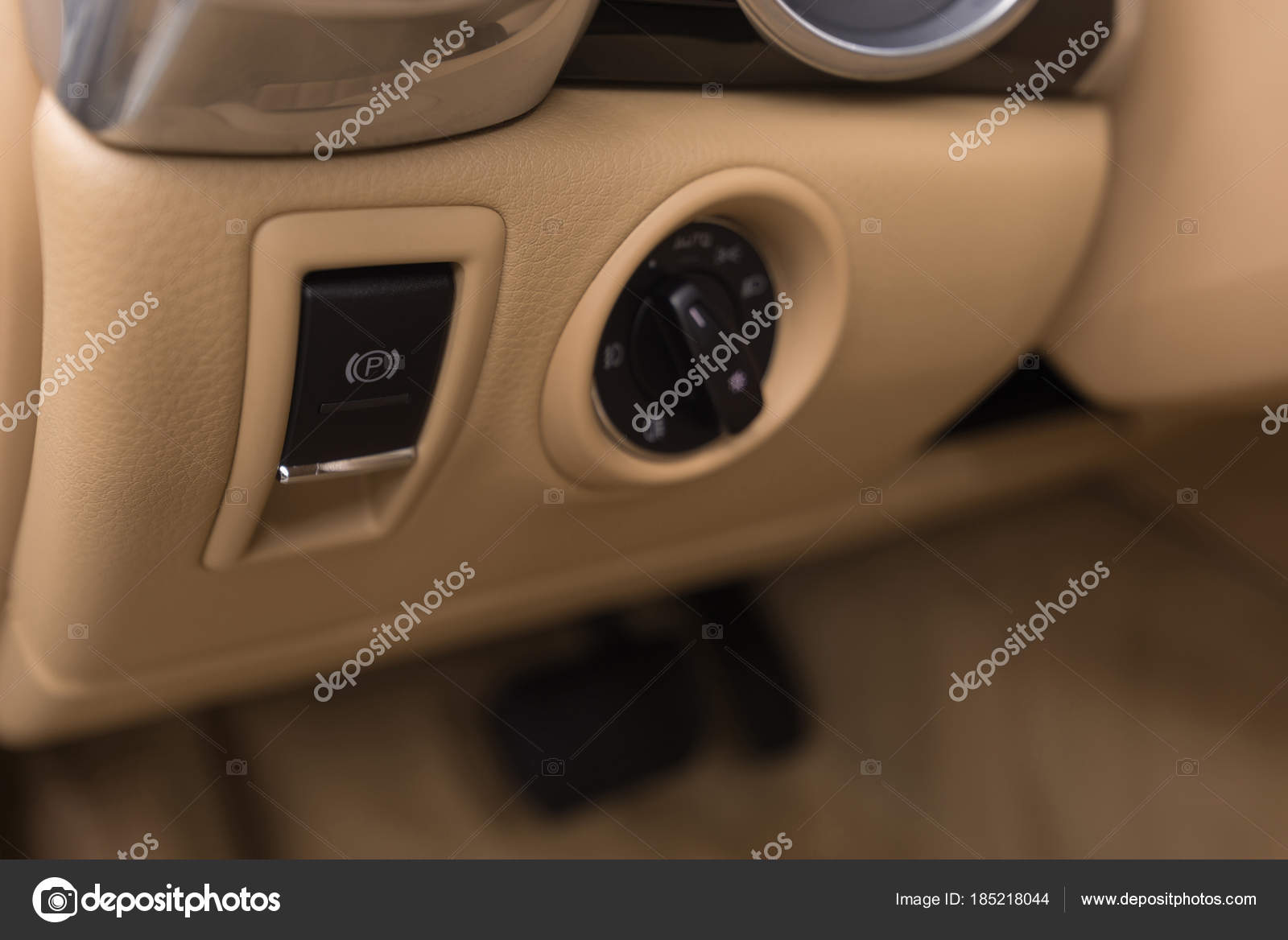 Car control panel with parking button. Stock Photo by ©aleksdemeshko ...
