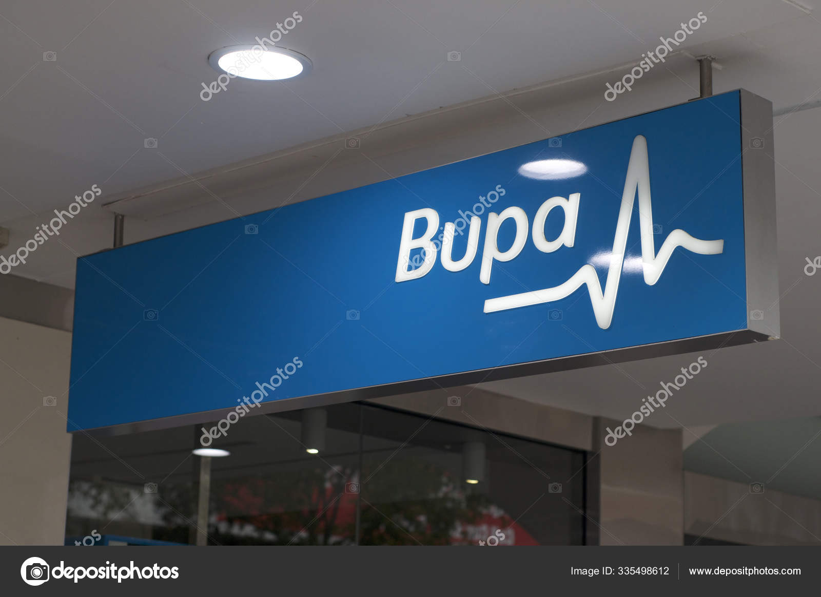 Bupa insurance sign close up — Stock Editorial Photo © Marlon_Trottmann ...