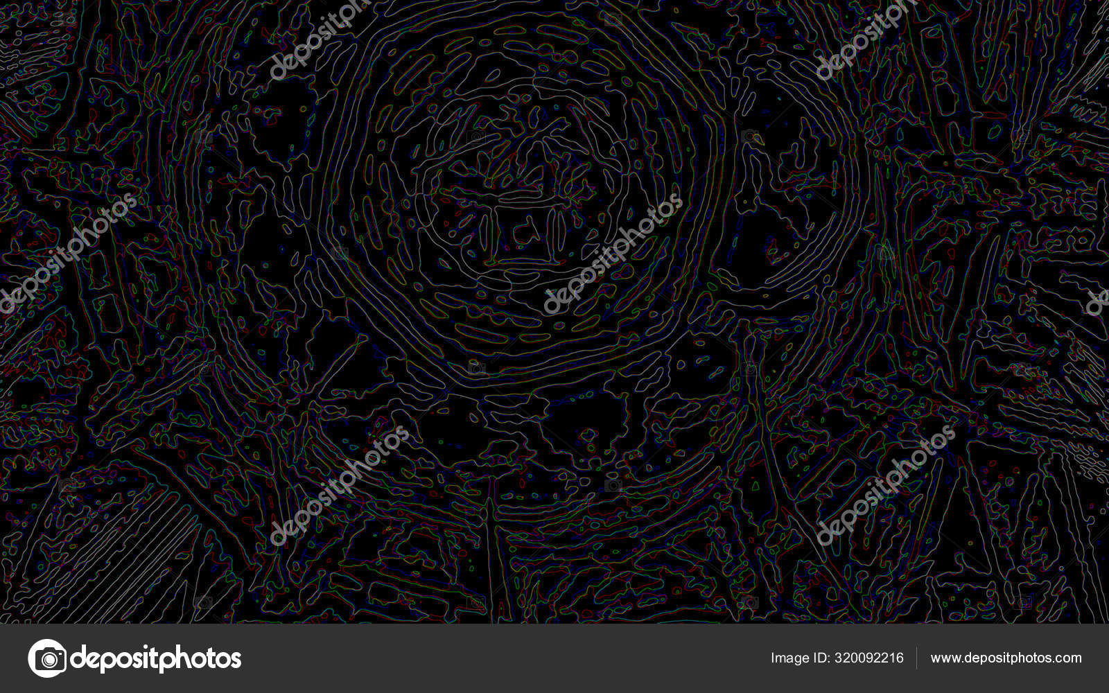 Fantasy chaotic colorful fractal pattern. Abstract fractal shapes. 3D ...