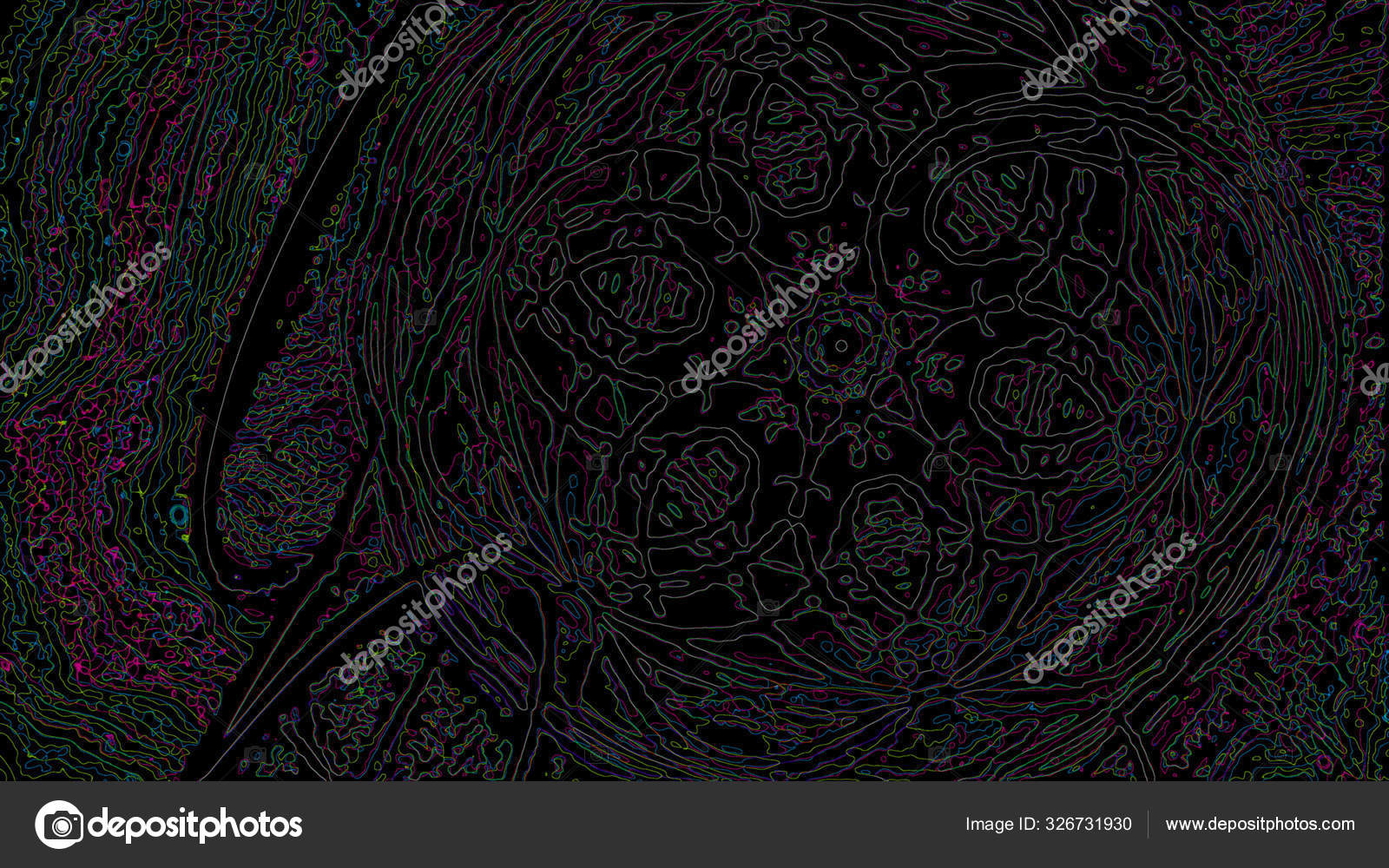 Fantasy chaotic colorful fractal pattern. Abstract fractal shapes. 3D ...