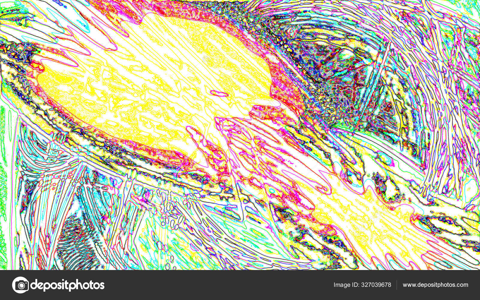 Fantasy chaotic colorful fractal pattern. Abstract fractal shapes. 3D ...