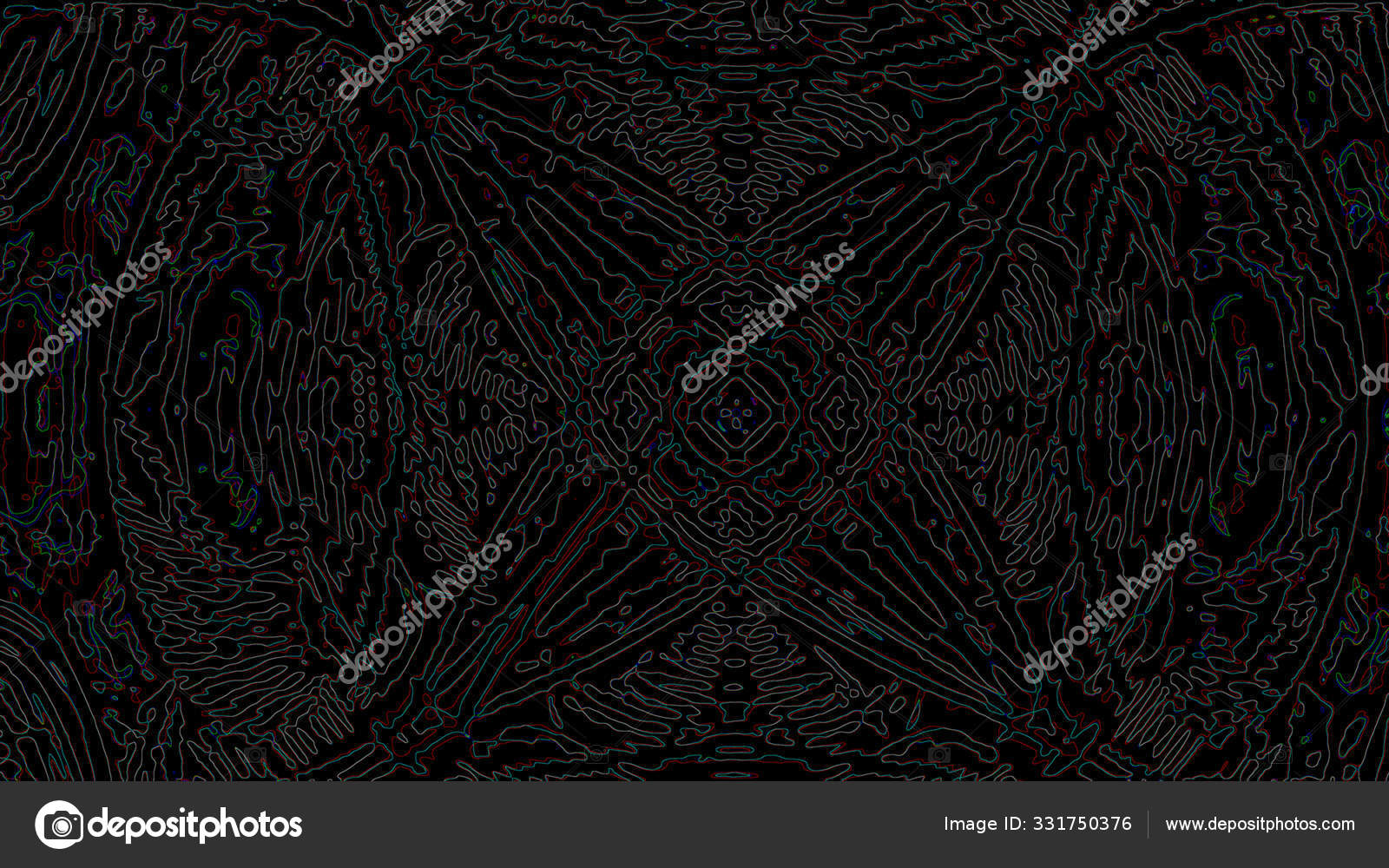 Fantasy chaotic colorful fractal pattern. Abstract fractal shapes. 3D ...