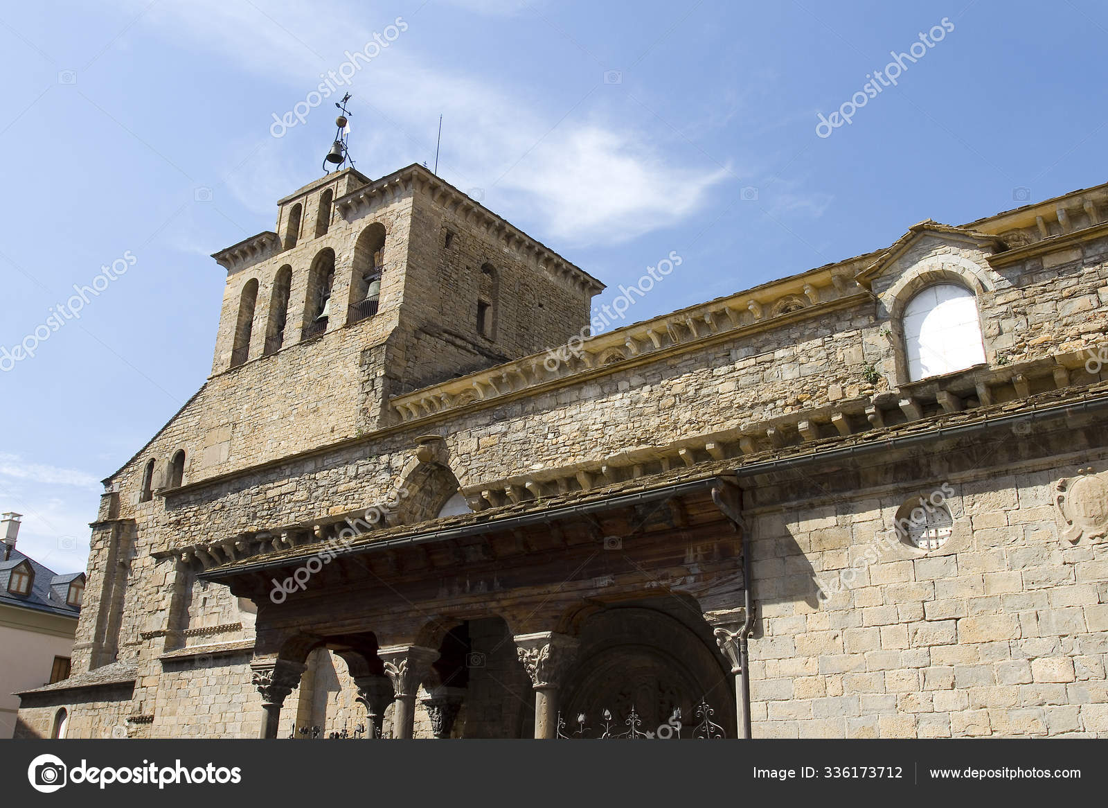 Cathedral Peter Apostle Jaca Spain — Stock Photo © natursports #336173712