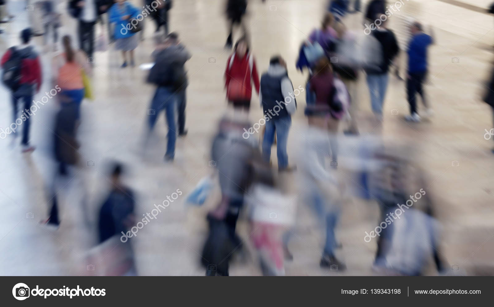 Crowded people in motion — Stock Photo © stockmedia #139343198