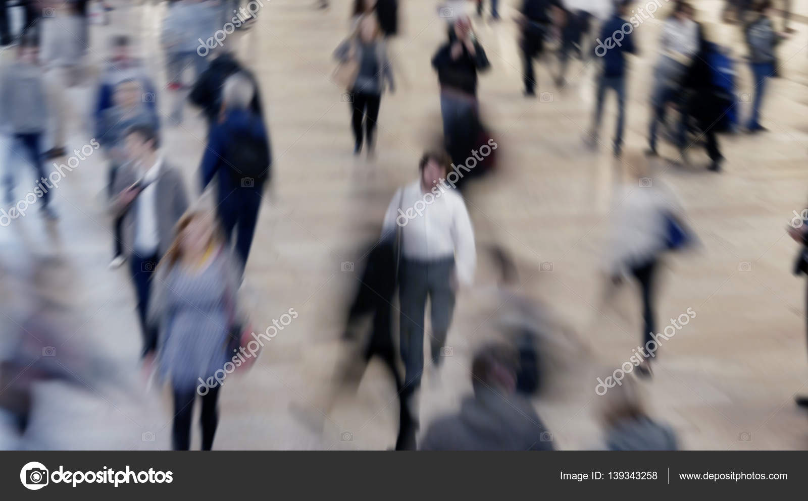 Crowded people in motion — Stock Photo © stockmedia #139343258