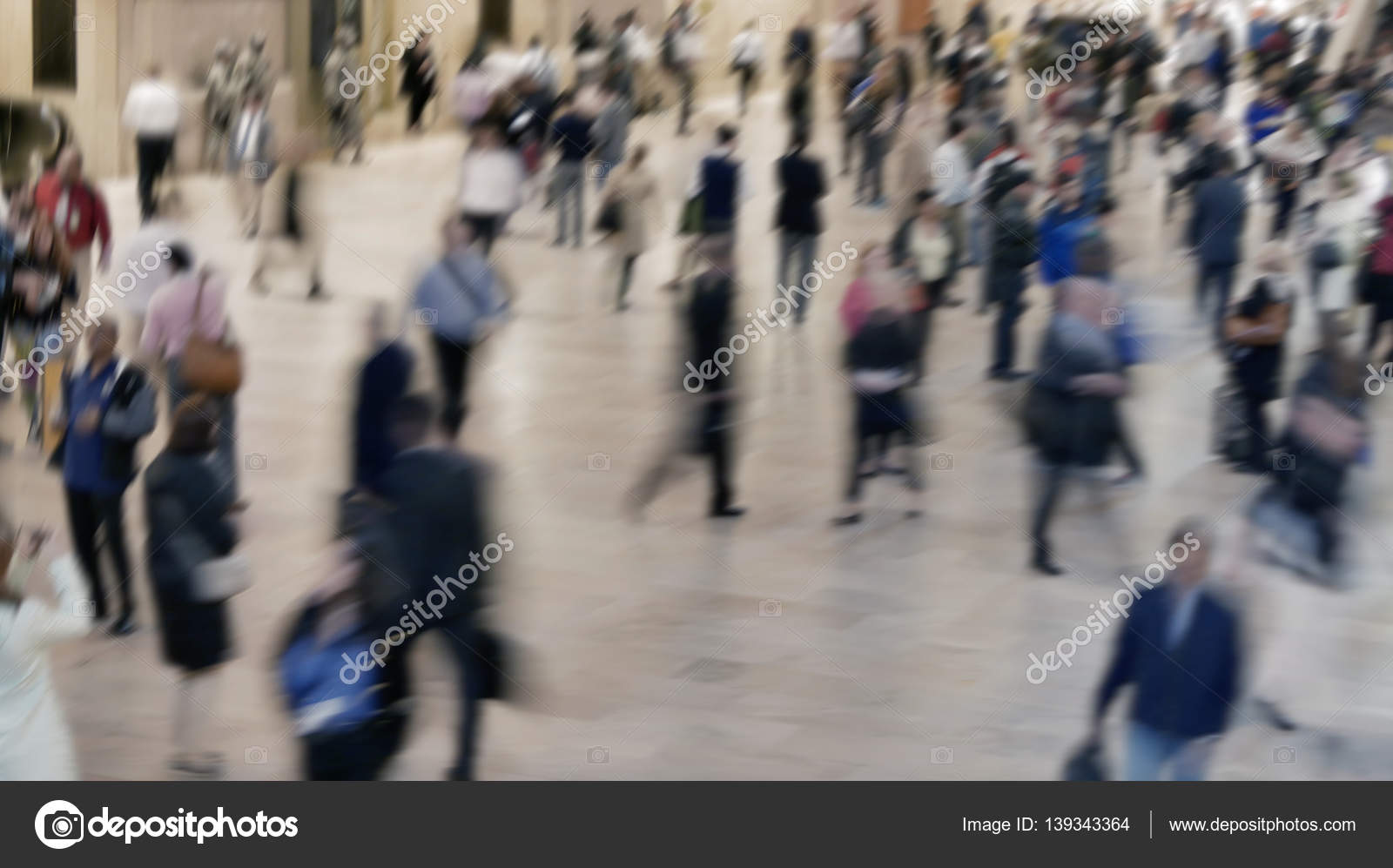 Crowded people in motion — Stock Photo © stockmedia #139343364