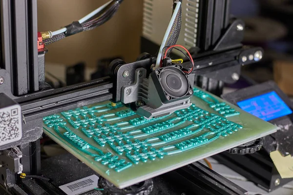 3d printing mask holder for coronavirus crisis close up - Stock Image ...