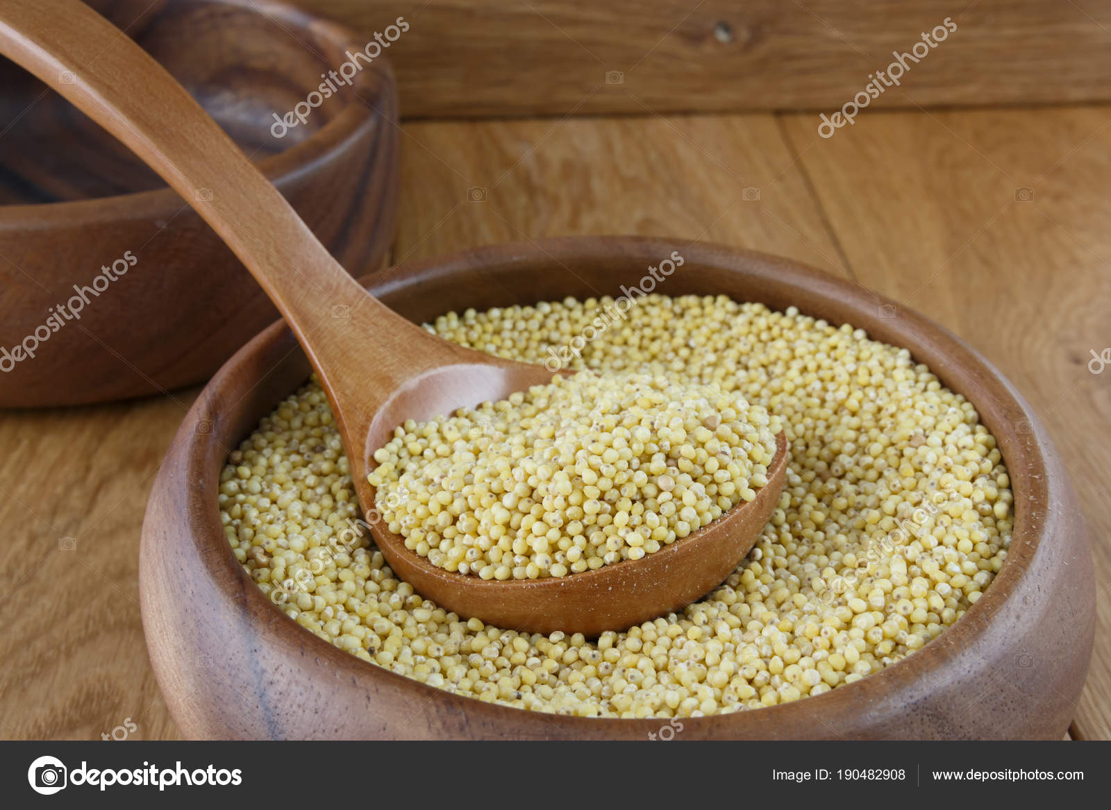 Small millet grains ⬇ Stock Photo, Image by © pilotL39 #190482908