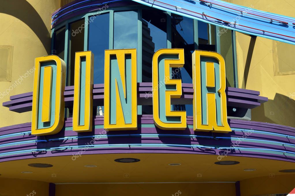 American Diner sign – Stock Editorial Photo © PeterEtchells #130889124