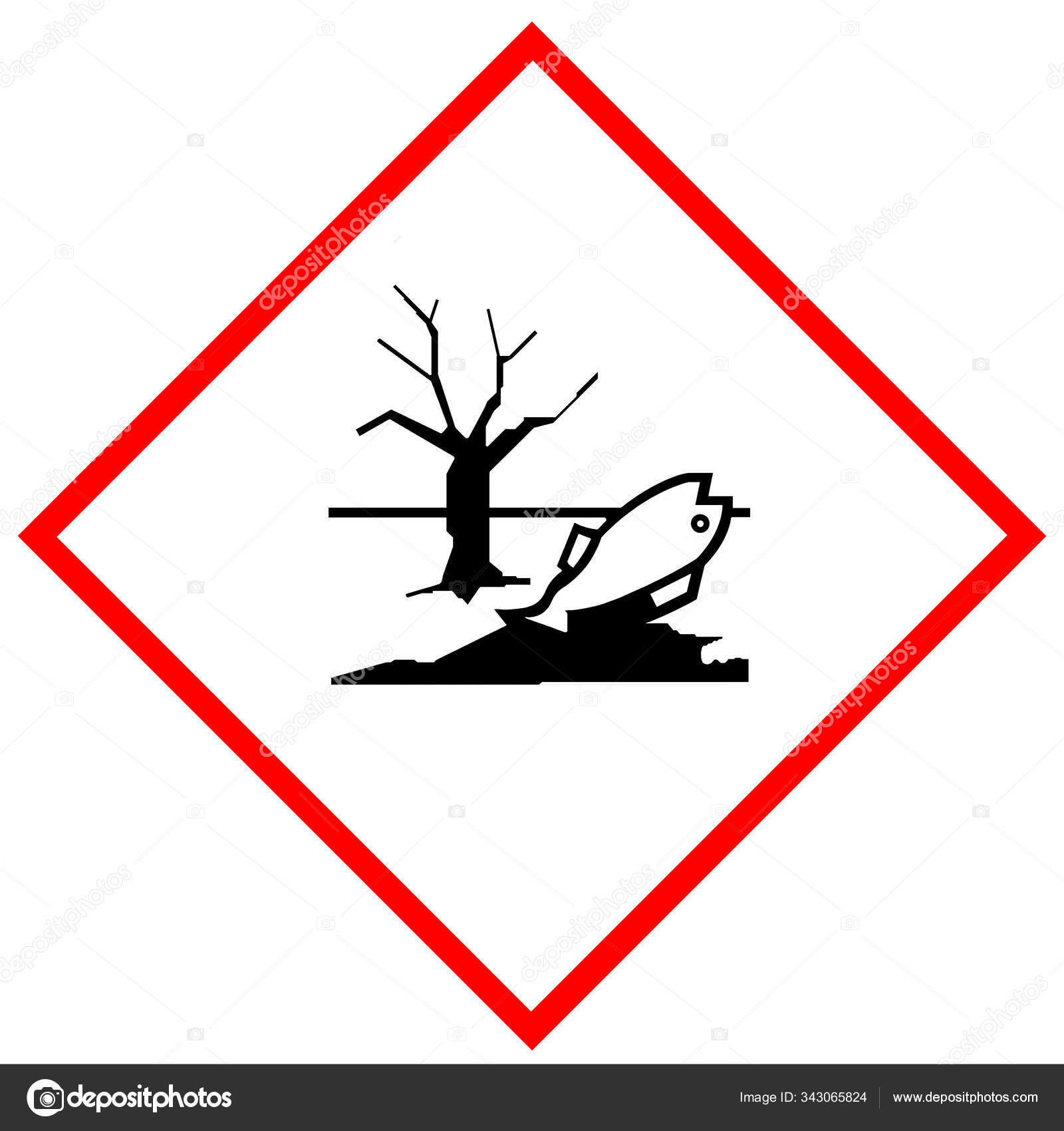 Nocivo para o pictograma ambiente fotos, imagens de © PeterEtchells ...