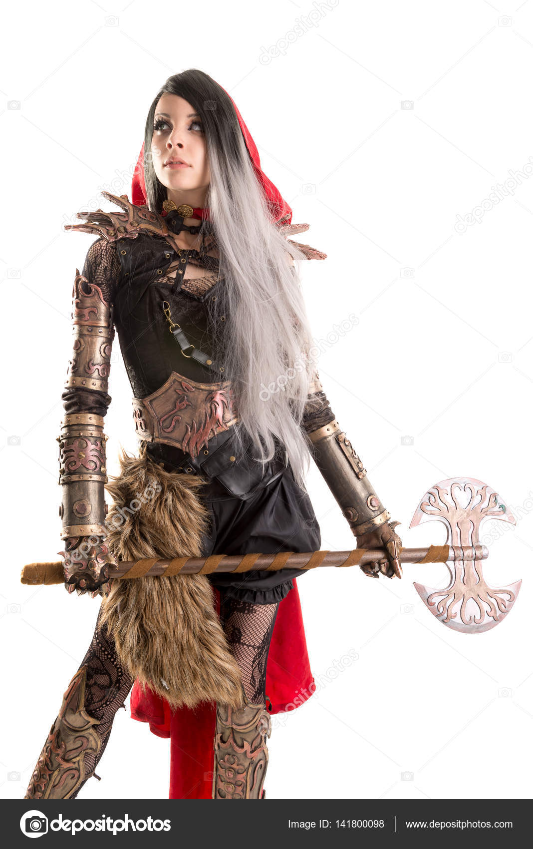 Dark Red Riding hood Stock Photo by ©luislouro 141800098