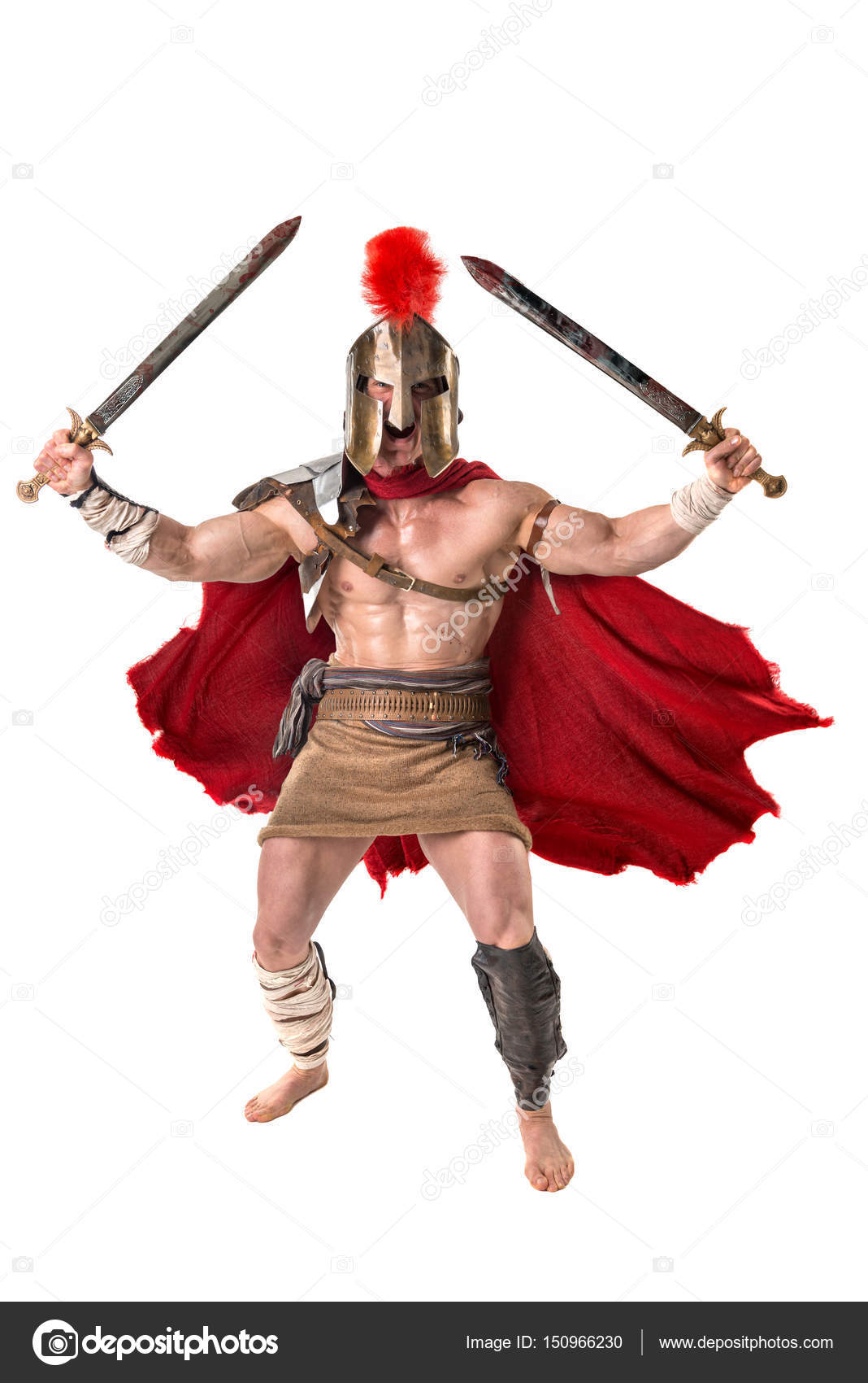 Ancient soldier or Gladiator — Stock Photo © luislouro #150966230