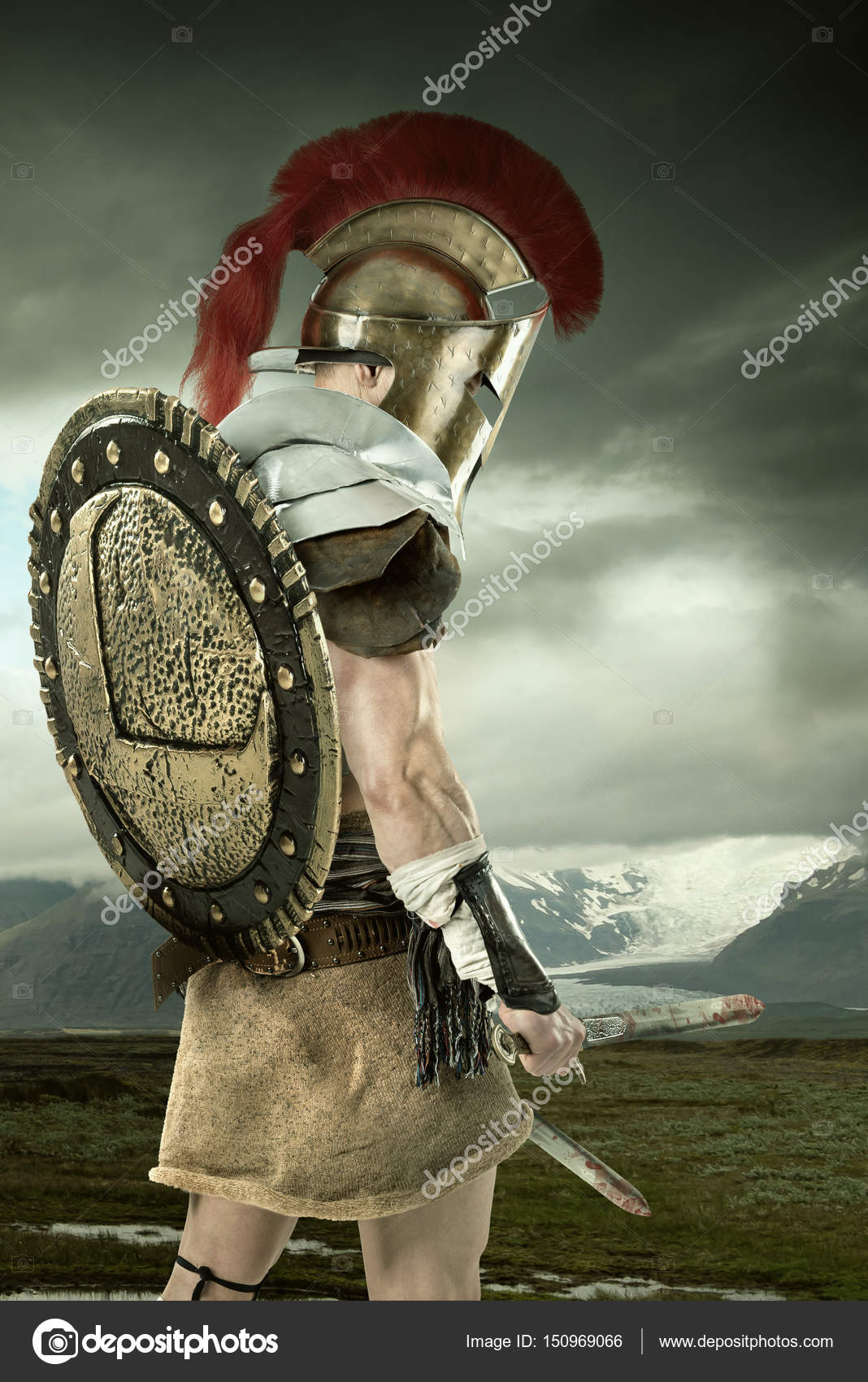 Ancient soldier or Gladiator Stock Photo by ©luislouro 150969066