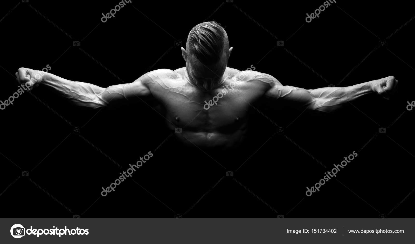 Man's power body — Stock Photo © luislouro #151734402