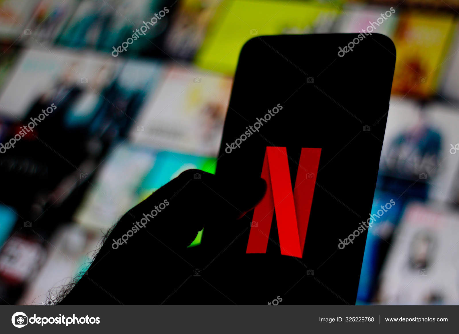 December 11, 2019. In this photo illustration the Netflix logo is seen ...