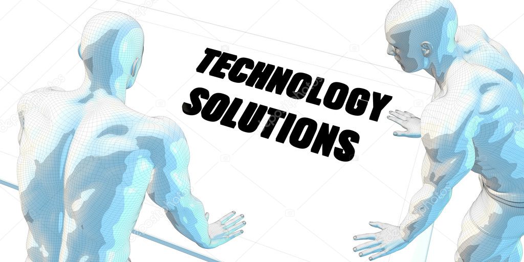 Technology Solutions Abstract Background — Stock Photo © kentoh #126120304