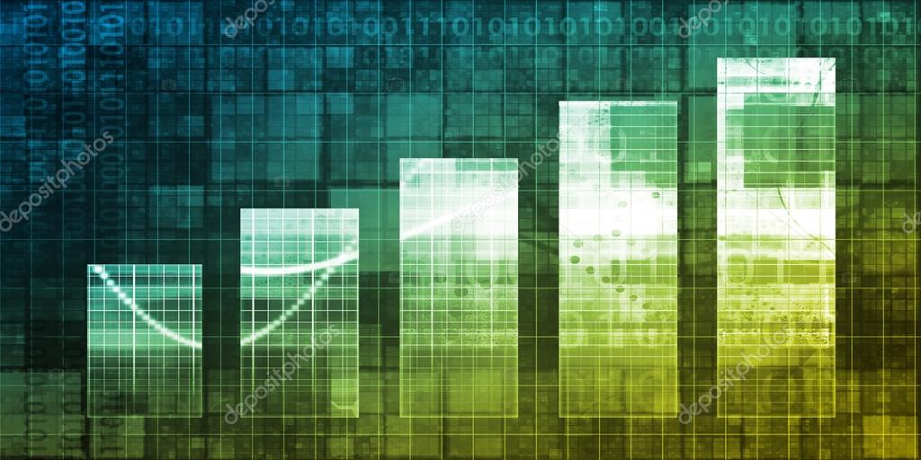 Bar Chart Abstract Background Stock Photo by ©kentoh 126130942