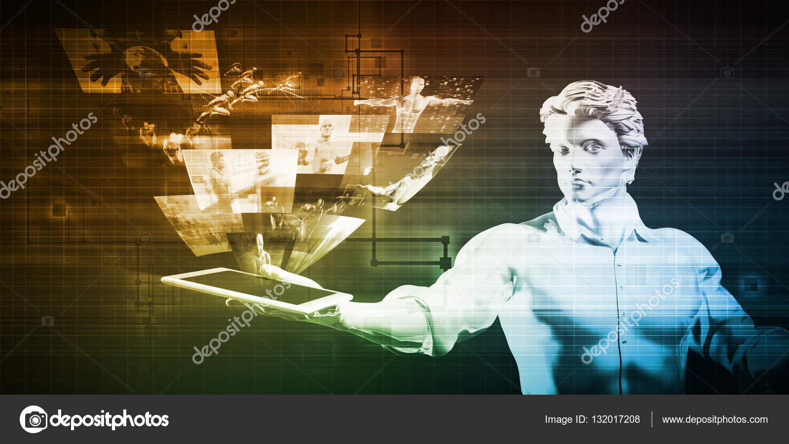 Technology Classroom Background Stock Photo by ©kentoh 132017208