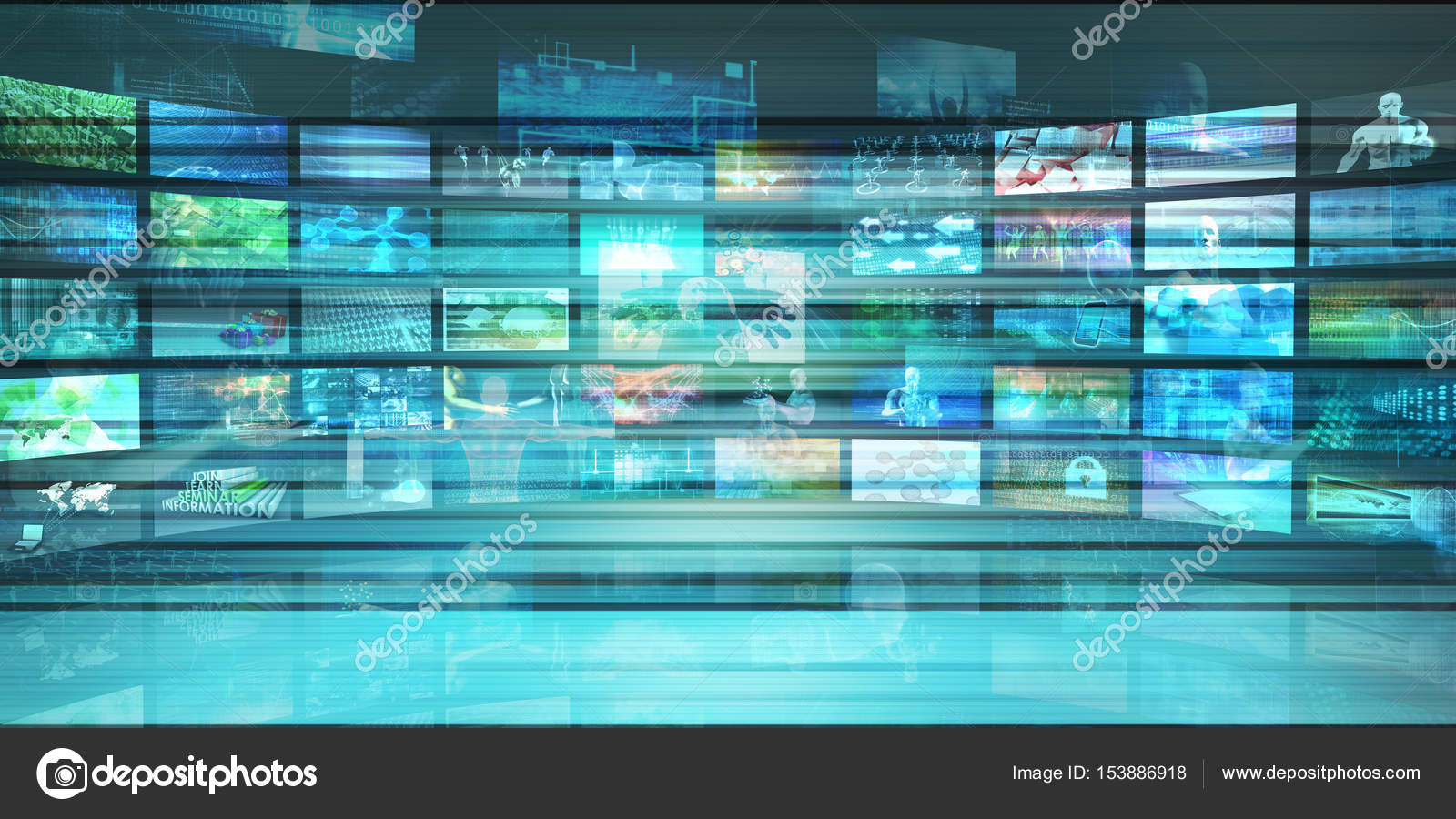 Multimedia Tracking Concept Art Stock Photo by ©kentoh 153886918