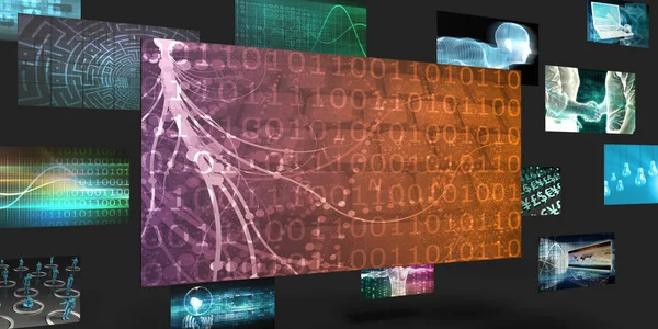 Molecule Science Concept Art Stock Photo by ©kentoh 156460624